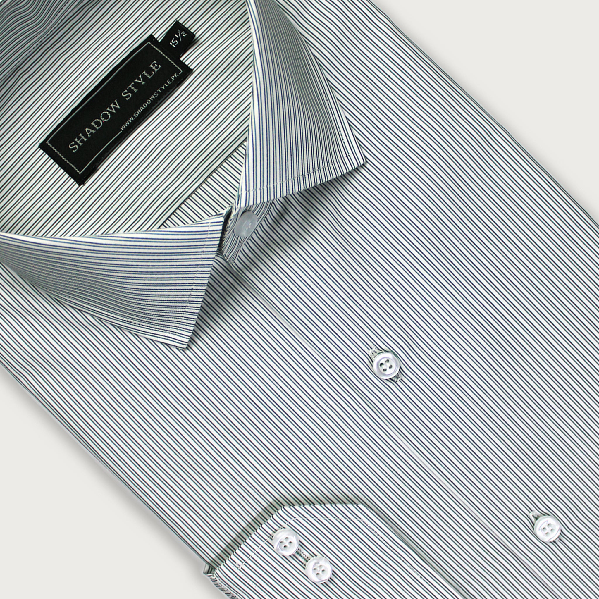 Black & Green Pinstripe Shirt – Shadowstyle